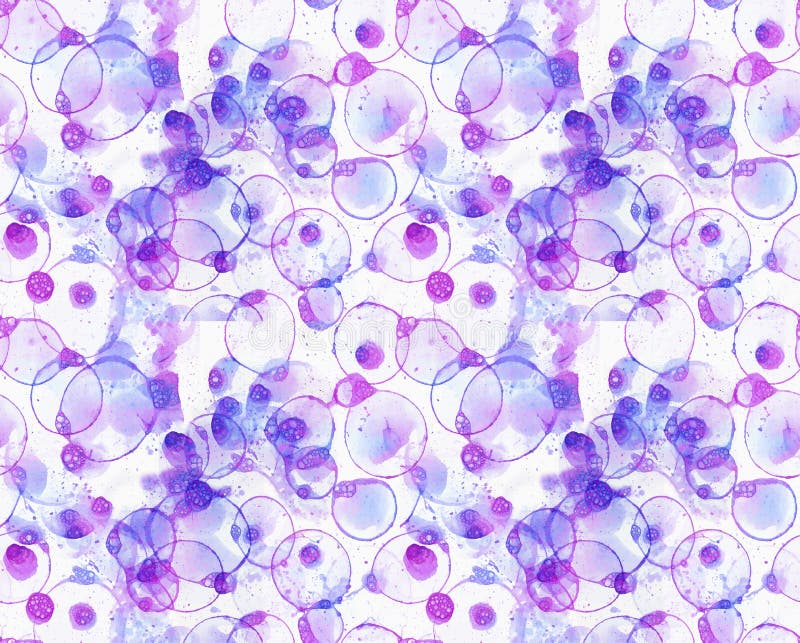 Watercolor Bubbles. Abstract Background Stock Illustration ...
