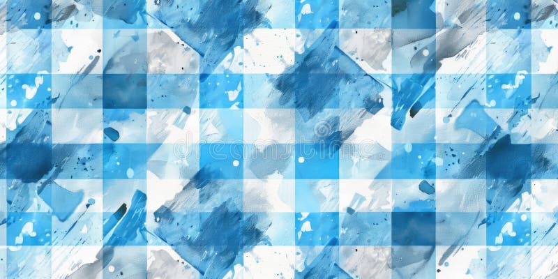 Watercolor Checkered Pattern Stock Photo - Image of design, artistic ...