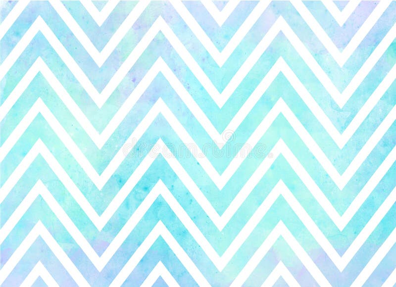 Watercolor Chevron Stripes Background Pattern Stock Illustration ...
