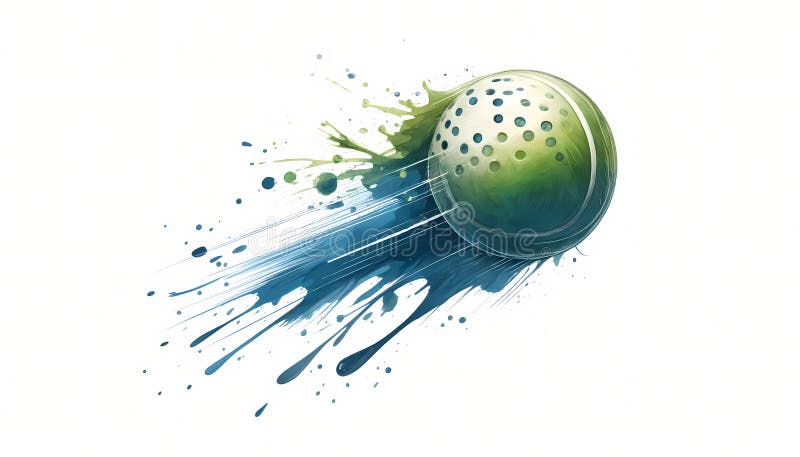 A Pickleball in Flight, Capturing Its Dynamic Motion with Dripping ...