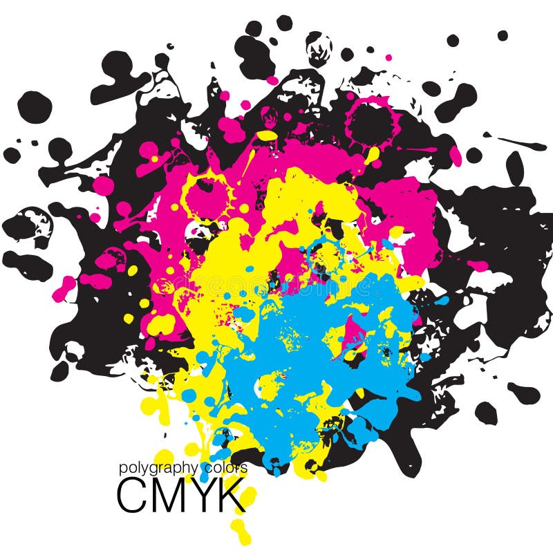 Abstract CMYK background stock illustration. Illustration of graphic ...