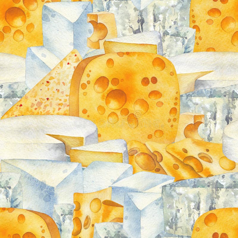 Watercolor Cheese Brie Stock Illustrations – 164 Watercolor Cheese Brie ...