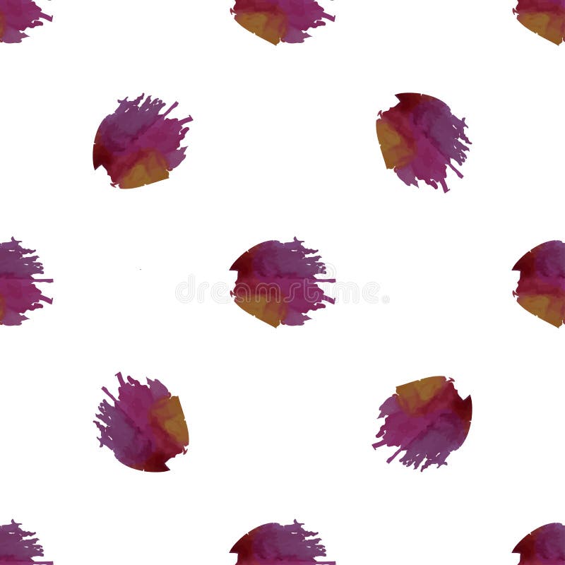 Watercolor Drops Vector Seamless Pattern Colorful Stock Vector ...