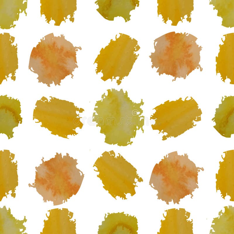 Watercolor Drops Vector Seamless Pattern Colorful Stock Vector ...