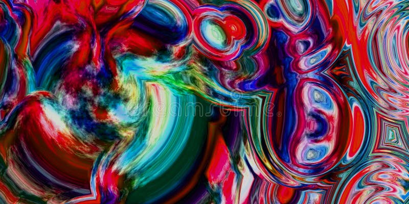 Watercolor Colors Mixing Background Texture Stock Illustration ...