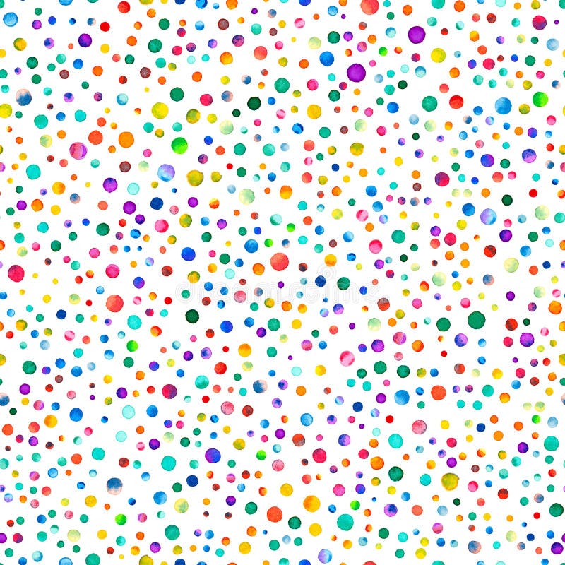 Seamless Watercolor Purple Confetti Stock Illustrations – 358 Seamless ...