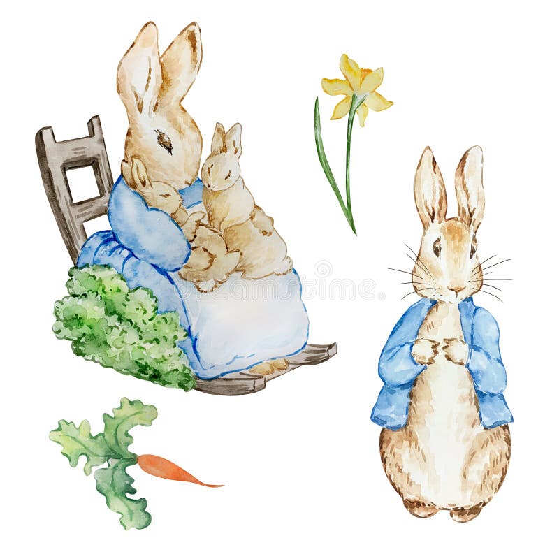 Peter Rabbit Blue Jacket Stock Illustrations – 85 Peter Rabbit Blue ...