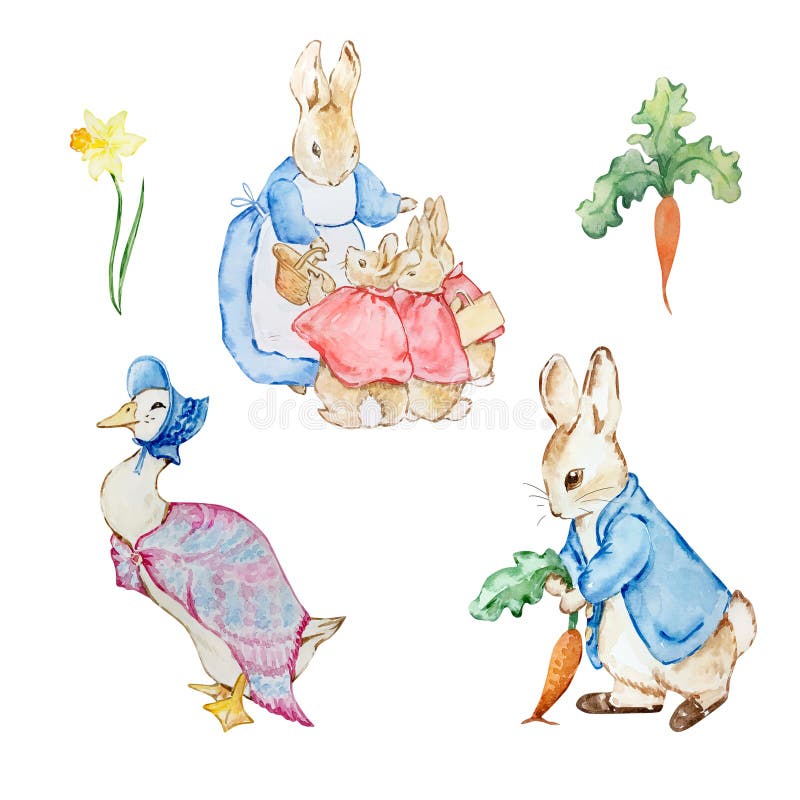 Peter Rabbit Blue Jacket Stock Illustrations – 85 Peter Rabbit Blue ...