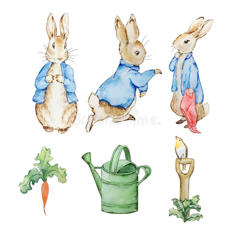 Peter Rabbit Blue Jacket Stock Illustrations – 85 Peter Rabbit Blue ...