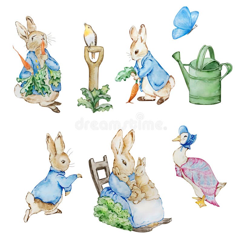 Peter Rabbit Blue Jacket Stock Illustrations – 85 Peter Rabbit Blue ...