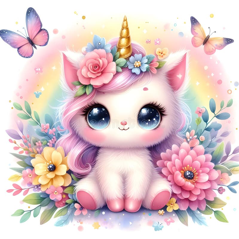 Watercolor Cute u bundle stock illustration. Illustration of faith ...