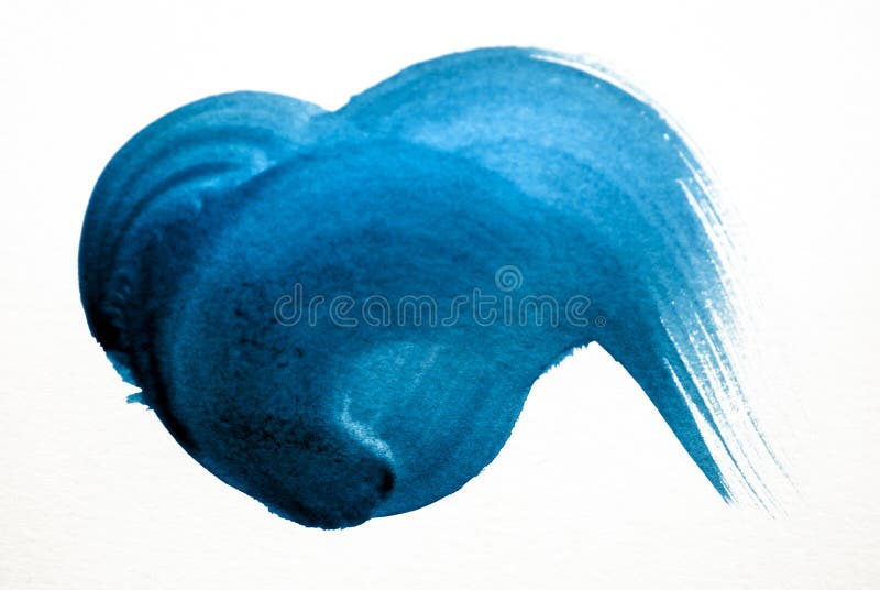 Watercolor Deep Color Texture Blue White Gray Background Acrylics Paint ...