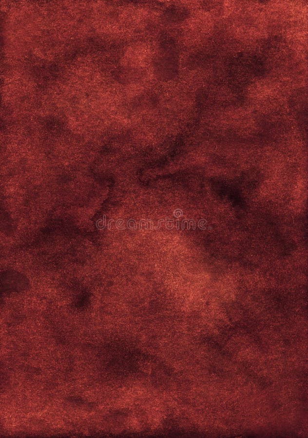 Watercolor Deep Red Background Texture. Aquarelle Abstract Old Dark Red ...