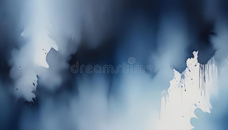 Watercolor Denim Texture Background with Smooth Gradient from Dark ...
