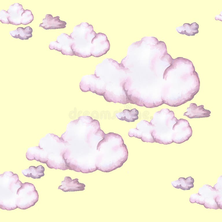 Watercolor Drawing Clouds Stock Illustrations – 25,359 Watercolor ...