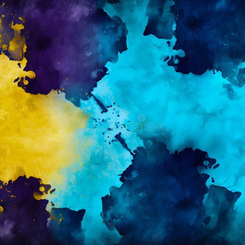 Watercolor Dreams: Abstract Flowing Background, Generative AI Stock ...