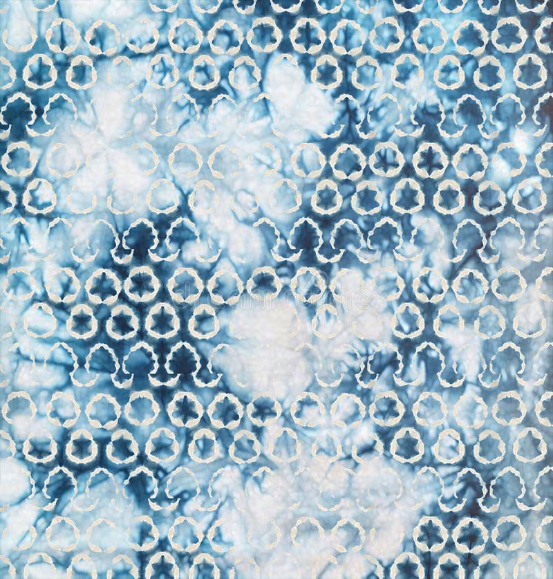 Tie Dye Texture Geometry Modern Pattern Classic Stock Illustration ...