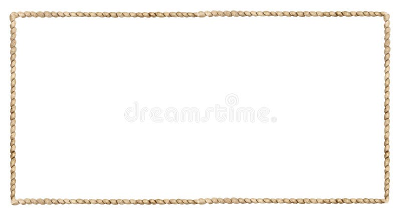 Rope Rectangular Frame Stock Illustrations – 672 Rope Rectangular Frame ...