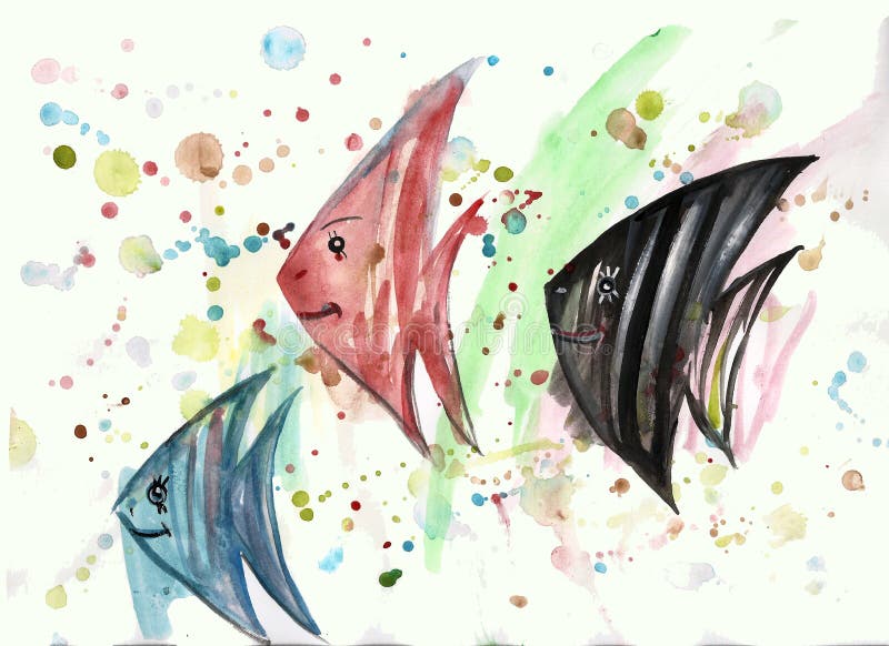 Watercolor Blots Set of Vegetables Stock Vector - Illustration of paper ...