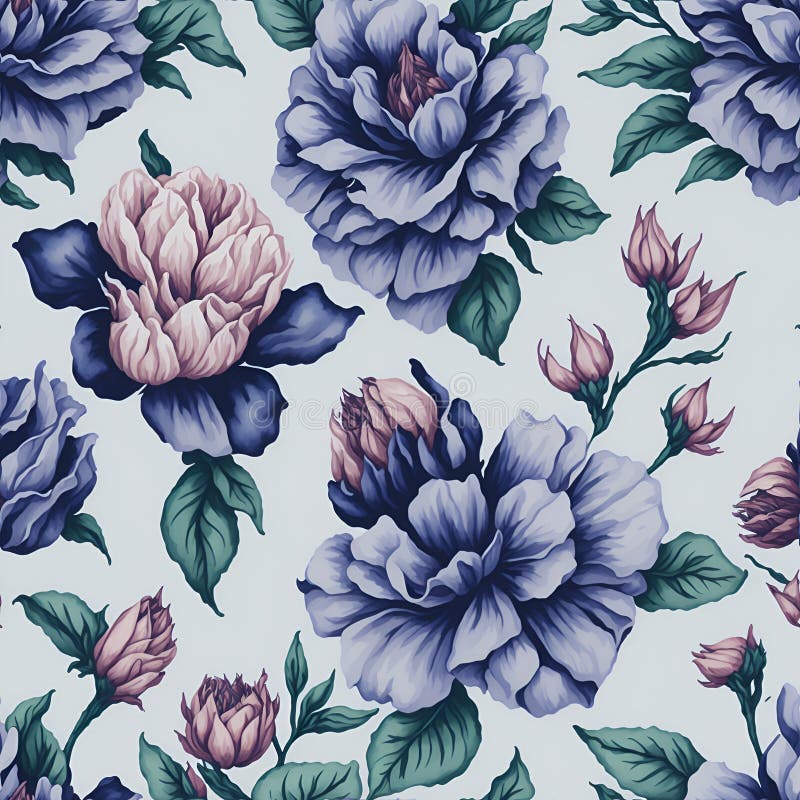Watercolor Flower Patterns, Arcane Patterns of Flowers Inspired by ...