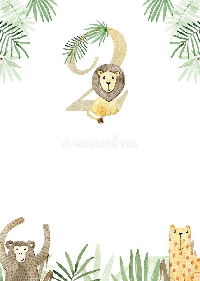 Watercolor frame. stock illustration. Illustration of child - 297389728