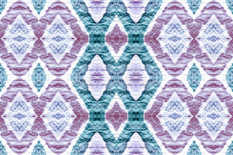 Watercolor Geometric Pattern. Blue Chevrons Texture. Watercolor Blocks ...