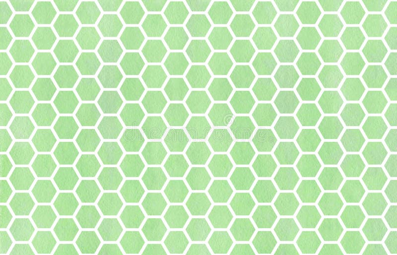 Watercolor Geometrical Comb Pattern. Stock Illustration - Illustration ...