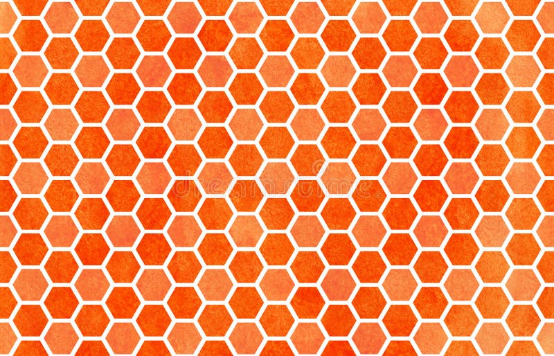 Watercolor Geometrical Comb Pattern. Stock Illustration - Illustration ...