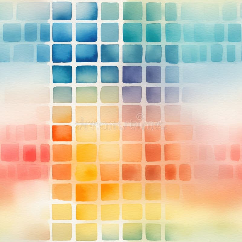 Watercolor Gradient with Subtle Variations in Tone. Infinite, Seamless ...