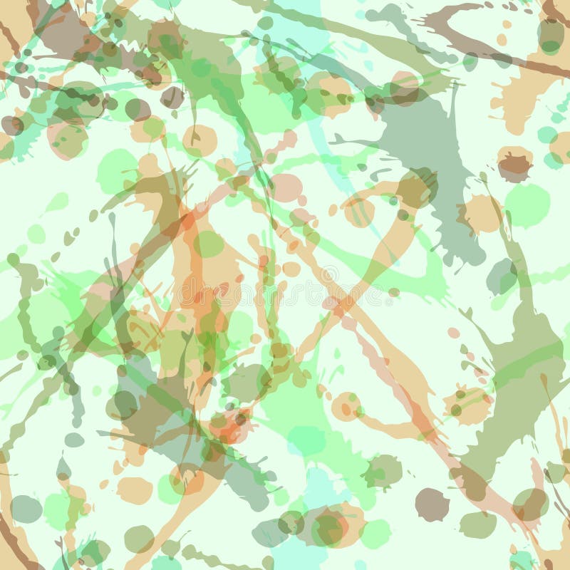 Watercolor green seamless stock vector. Illustration of illustrations ...