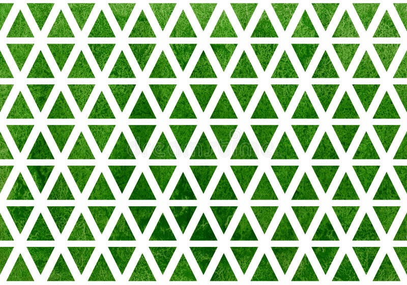 Watercolor Triangle Pattern. Stock Illustration - Illustration of ...