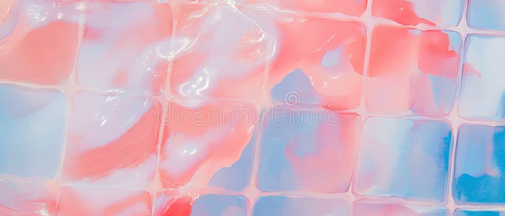 Watercolor Grid Design Features Vibrant Patterns and Artistic Elements ...