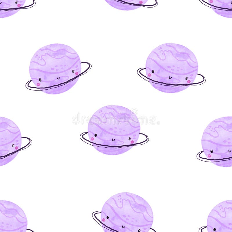 Watercolor Hand-drawn Seamless Repeating Color Simple Flat Pattern with ...