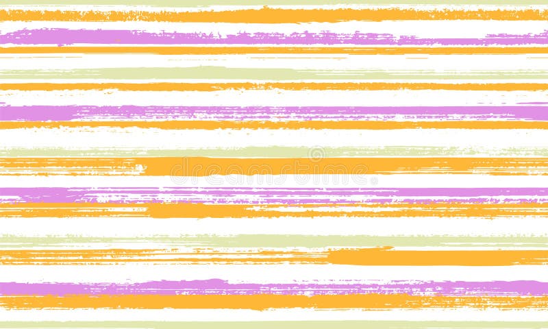 Watercolor Handdrawn Parallel Lines Vector Seamless Pattern. Creative ...