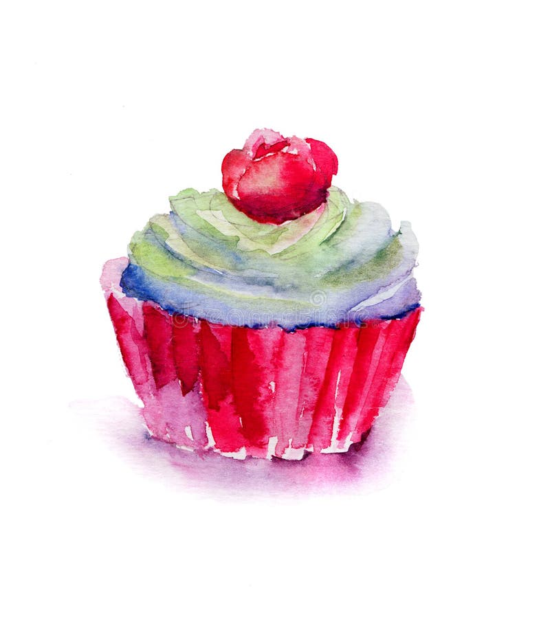 Watercolor Cake Stock Illustrations – 24,393 Watercolor Cake Stock ...