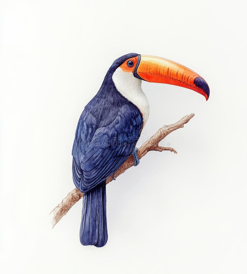 Watercolor Illustration Featuring a Grey Easter Rabbit Bunny Adorned ...