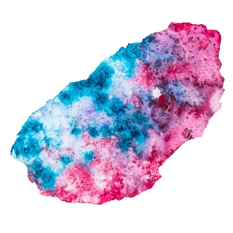 Watercolor Illustration of Magic Crystals, Hand Drawing, Esoterics ...