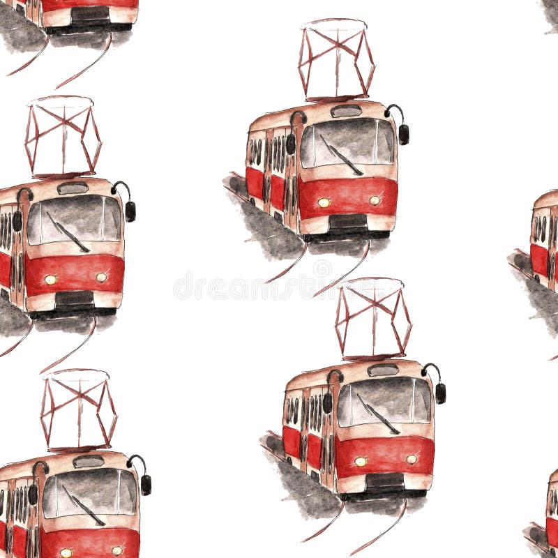 Tram Pattern Stock Illustrations – 1,065 Tram Pattern Stock ...