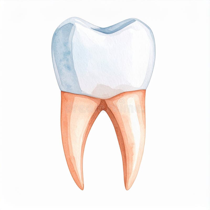 Watercolor Tooth Illustration Stock Illustrations – 1,560 Watercolor ...