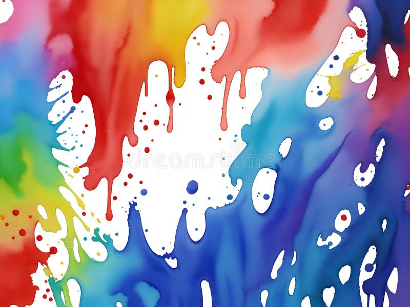 Watercolor Ink Splash Background Image. Hand Painted Watercolor ...