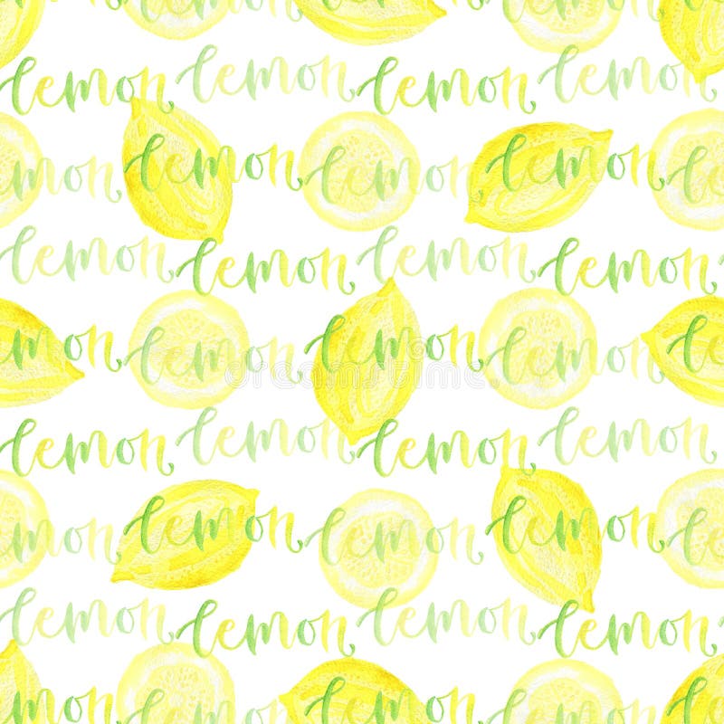 Lemon Calligraphy Handwritten Inscription. Lemon Logo Lettering, Design ...