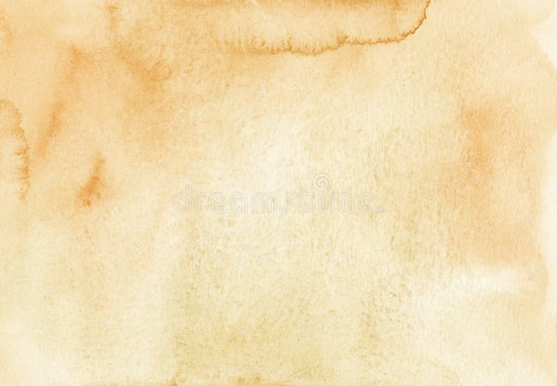 Watercolor Light Warm Brown Background Painting Texture Stock Image ...