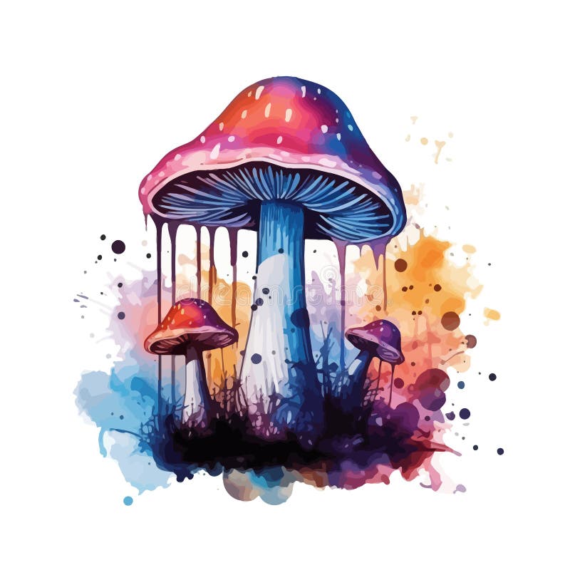 Watercolor Toadstool Stock Illustrations – 1,172 Watercolor Toadstool ...