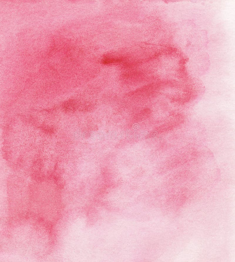Watercolor Messy Red Background Texture Hand Painted Stock Illustration ...