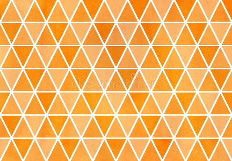 Watercolor Triangle Pattern. Stock Illustration - Illustration of ...