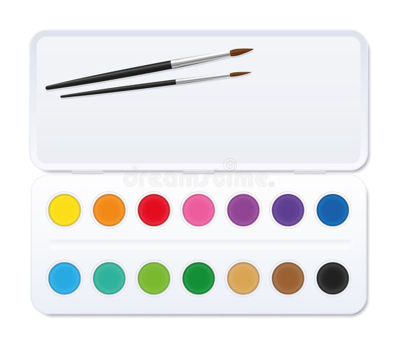 Watercolor Tool Box Stock Illustrations – 958 Watercolor Tool Box Stock ...