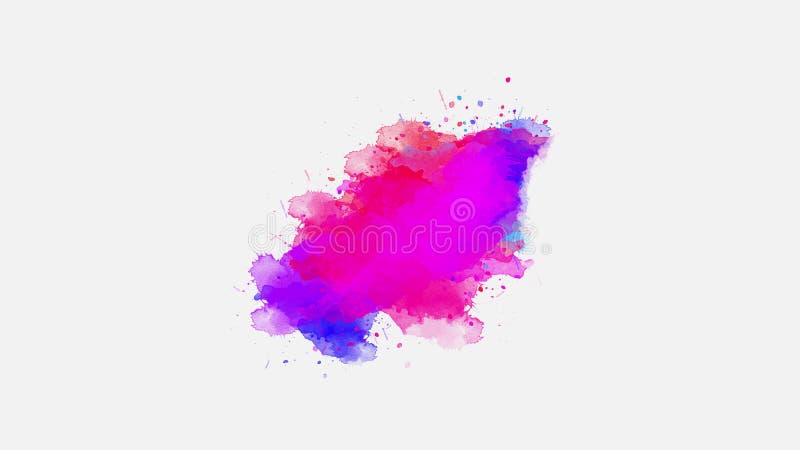 Watercolor Paint Brush Stroke Animation Stock Video - Video of flow ...