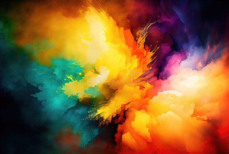 Watercolor Paint Texture Imitation Background for Design Projects ...