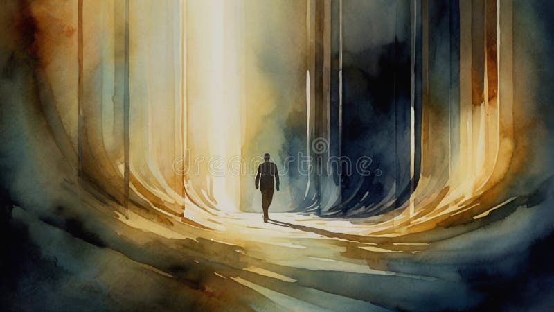 Watercolor Painting: Abstract Digital Artwork with a Focus on Exploring ...