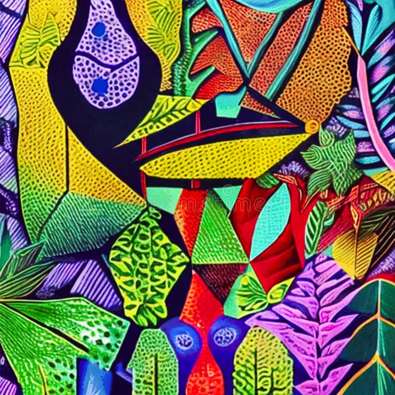 Abstract Illustration for Print, Fabric Pattern, for Use in Graphics ...